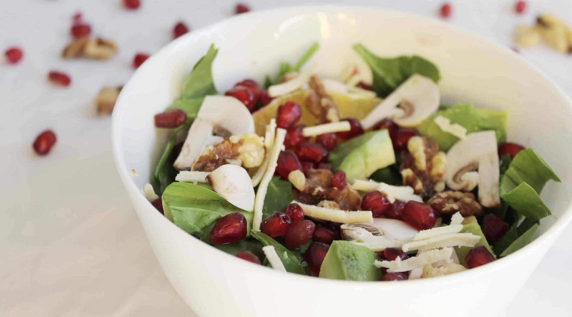 5 recetas de ensaladas con granada | Granalma
